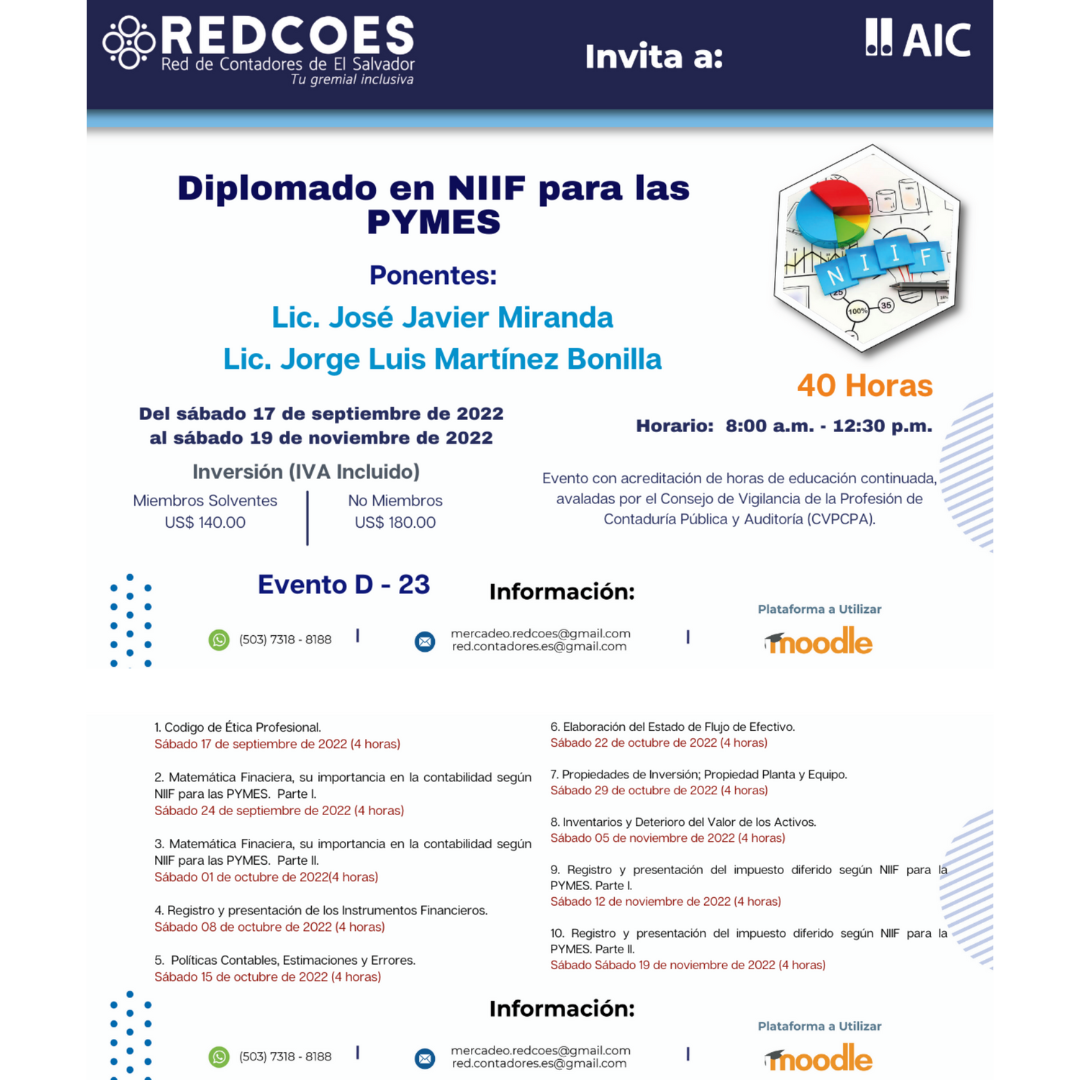 NIFF | reddecontadores.com | Red de Contadores de El Salvador